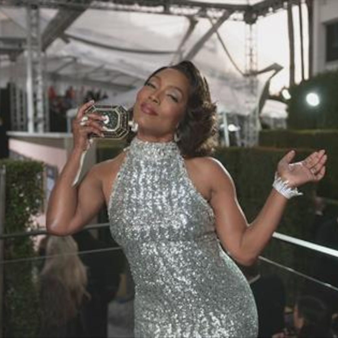 Angela Bassett 2023 Golden Globe Awards E Glambot